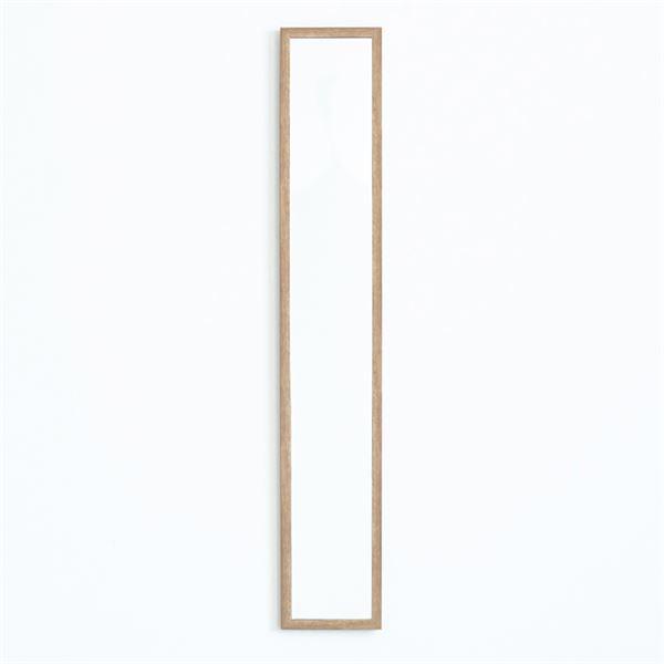 NK-222NA-1 【商品名】 ウォールミラー120(ナチュラル) 木目 北欧風 鏡 姿見 高級感 ドレッサー 玄関 トイレ 全身 洗面 壁掛け モダン 韓国インテリア NK-222 木目調ポリスチレン素材フレーム【ジャンル・特徴】 ウォ...