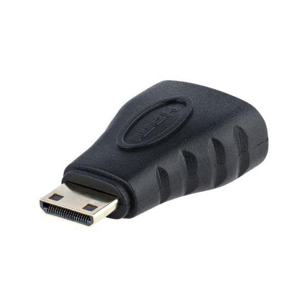 【商品名】 StarTech.com ミニHDMI-HDMI1.4変換アダプター ブラック HDACFM 1個  ※詳細は商品説明をご確認下さい。商品ページは縦長です。(送料無料)(決済手数料無料 :クレジットカード決済、PayPay残高払...