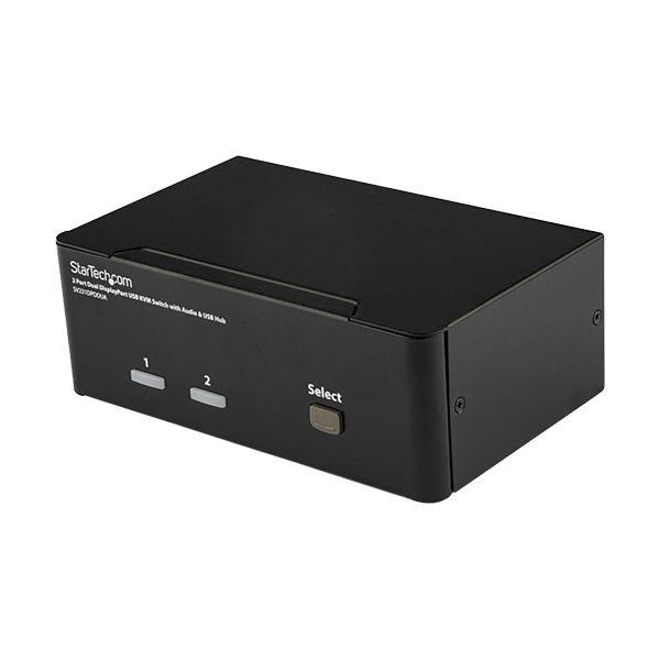【商品名】 StarTech.com 2ポートデュアルDisplayPort対応 KVMスイッチ SV231DPDDUA 1台  ※詳細は商品説明をご確認下さい。商品ページは縦長です。(送料無料)(決済手数料無料 :クレジットカード決済、P...