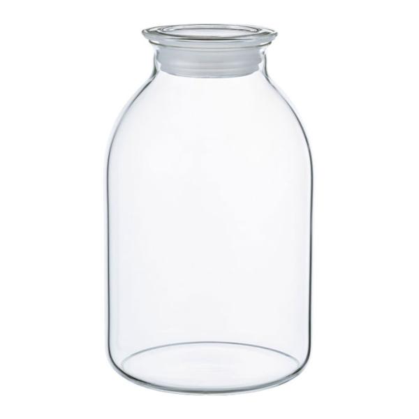 果実酒作りなど、季節の手仕事に欠かせない耐熱ガラス製の保存瓶です。フタ、本体共に耐熱ガラス製なので、アルコールや酸に強く、熱湯消毒ができます。瓶本体も軽く、扱いやすいです。フタには密閉度の高いシリコーンパッキンを採用。参考になるオリジナルレ...