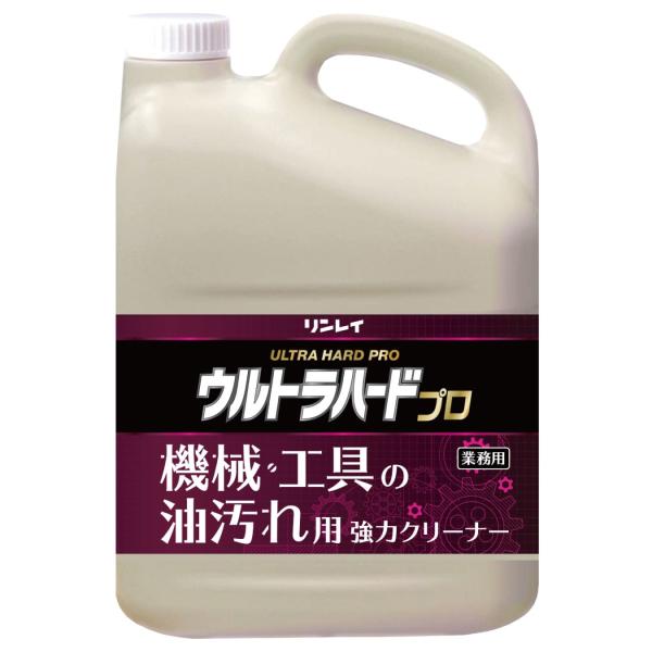 鉱物油系の油汚れ用　水系アルカリ性洗剤自動車整備場、工場の床、機械設備などに付着した鉱物油系油汚れや 古くなったガンコな油汚れの洗浄に《濃縮タイプ》 汚れに応じて５〜100倍に希釈して使えて経済的です。低発泡性で洗浄後のすすぎやふき取りがカ...