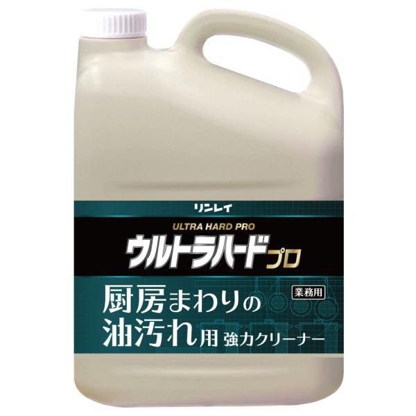 厨房設備・機器の動植物性油汚れ用洗剤厨房、食品加工場の床、壁、換気扇、排気ダクトなどの動植物性の油汚れを洗浄する強力洗剤です。《濃縮タイプ》 汚れに応じて原液から100倍に希釈して使えるので経済的です。油脂汚れへの浸透性と分解力が高く、ガン...