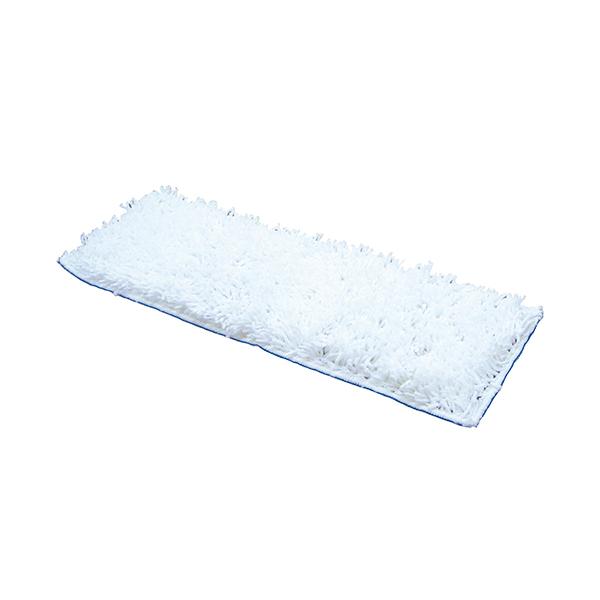 床用ワックス塗布に最適なプロ仕様ワックスラーグ（ワックス塗布用モップ）・天然素材を超えた超繊維「コスモトロン（クラレ製）」採用。→優れた液離れと抜群の作業性を発揮。均一かつ確かな膜厚で高品質なワックス塗布の仕上がりを実現！・脱落防止フック装...