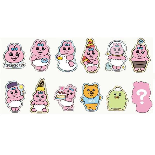 本体サイズ：約H77×W55mm（最大）パッケージサイズ：約H120×W95×D6mm 素材：紙