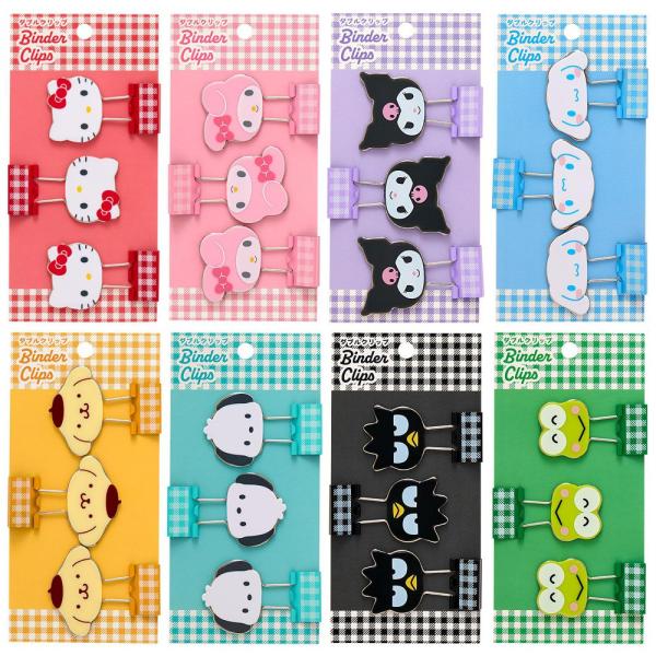 使うたびに心が弾むギンガムチェック文具☆ぽってり愛らしいキャラクターフェイスがポイント★紙類はもちろん、お菓子や食品の袋止めにも便利♪■サイズ各約幅3.3×奥行1.1×高さ5.5cm■主な素材、原料ABS、スチール■セット内容・付属品3個セ...