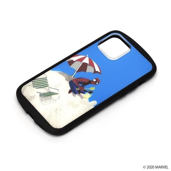 「MARVEL」キャラクターデザインのガラスの光沢感が美しいiPhone 12 /12 Pro用のガラスタフケース（ラウンドタイプ）です。背面にはキズに強い高硬度9Hガラスを採用し、サイド部分はやわらかく丈夫なTPU素材でボタン周りもしっか...