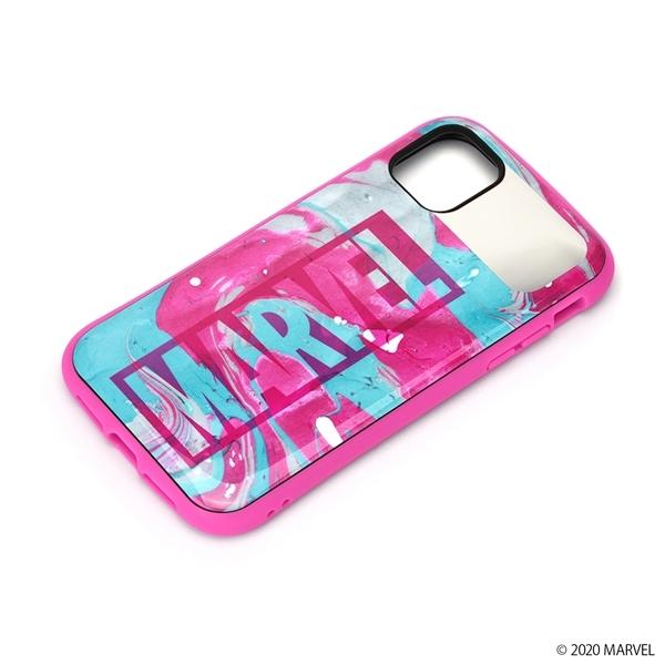 「MARVEL」ロゴデザインのiPhone 12 /12 Pro用ハイブリッドタフケースです。 MIL規格（MIL-STD-810G)の2項目、落下、振動に準拠した試験をクリアした、耐衝撃＆耐振動設計。薄くて耐久性に優れたポリカーボネイトと...