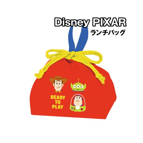 ディズニー/ピクサーキャラクターデザインのランチバッグです。巾着状のランチバッグ。お弁当を包んで持ち運び。マチが大きくお弁当を水平にしっかり入れやすい底面が広い巾着タイプ。お弁当等で使う定番のアイテムです。メーカー：大西賢製販素材：綿100...