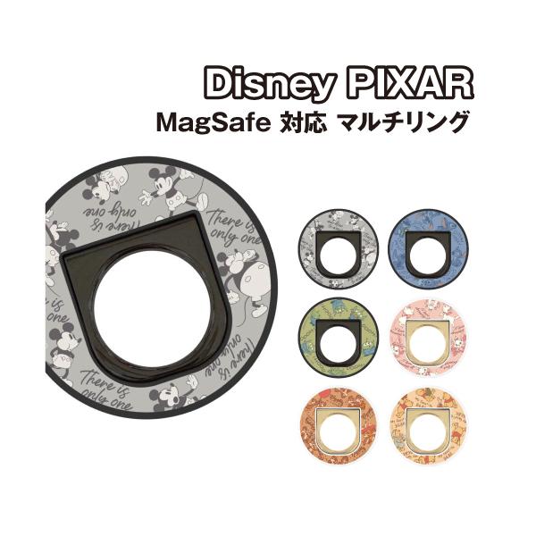 ディズニー/ディズニーピクサーキャラクターデザインのMagSafe対応スマホリングが登場！MagSafeアクセサリーです。マグネットで簡単に取り付け可能。グリップ補助やスタンドに。ミッキーマウス:DNG-162MK/455021311136...