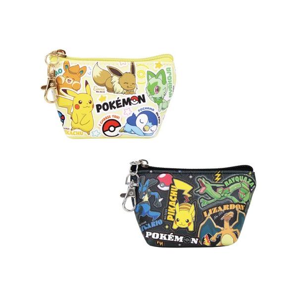 ポケットモンスターデザインの三角ミニポーチです。マチ付きでしっかりした造りで使いやすく、ミニサイズなので目薬や飲み薬、小銭などカバンで行方不明になりやすいものをしっかり収納。ナスカン付きなので、カバンの持ち手や肩紐に付けたりもできます。ステ...
