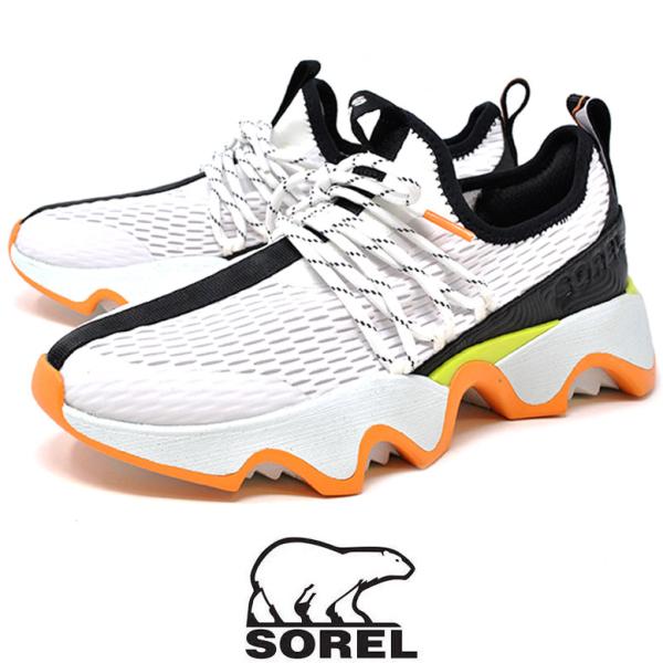 Kinetic Impact Laceスニーカーは、毎日のグラインド用に設計されており、軽量で通気性のあるシルエットで、環境に優しいクッションで接地されており、ハードな時に最適です。 SORELのcan't-missシグネチャースカラップソ...