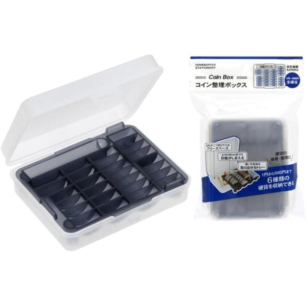 【本体サイズ】約9.3×11.7×3.4cm印鑑スペース付き(Φ10×60mmの印鑑対応)コイントレーの下には二つ折お札が入るフリースペース有。