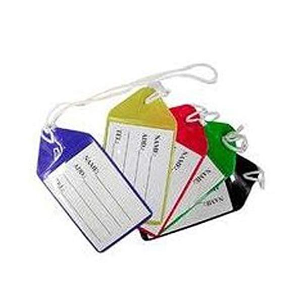 カラフルビニールネームタグ5枚入(1袋)※免責事項※　商品画像はイメージとなりまして、パッケージ変更・内容量の規格変更がある場合がございます。また商品をより安価でご提供させて頂くに際しまして、再梱包（外箱が付かない場合あり）でのお届けとなり...