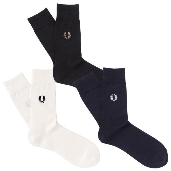 【ネコポス(メール便)2点まで可能】定番のフレッドペリーシャツM6000に合わせた配色のミドルソックス。マーセライズされたリッチなコットンを使用し、濃いカラーはより深い発色に仕上げています。スポーティなリブでは無く綺麗な天竺組織でフォーマル...