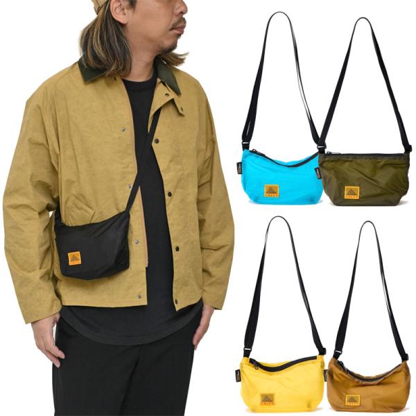 【ネコポス(メール便)1点まで可能】軽量で撥水性に優れたCORDURA 30D SIL NYLONを使用した、AIRY LINEらしい軽快さが魅力のショルダーバッグ。80年代の復刻ネームが映える、アウトドアテイストを感じるデザインに仕上げて...