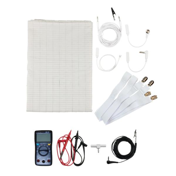 【発売日：2022年11月22日】商品概要 このスタートセットは、Earthiness Sheets アーシネスハーフシーツ コットンシルバー（コードセット付）に測定キットがついた、これからアーシングを始める方のおすすめセットです。 セット...