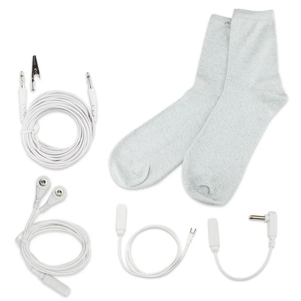 商品概要 リラクリフェのオリジナル Earthiness socks アーシネス ソックス ロング Lサイズ このソックスは、特許技術を採用し、アーシングを考慮した設計により、リラックスできる快適な環境づくりをサポートします。 ※無線接続で...