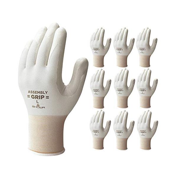 10双グレー/L/NO370L-10P・Color:グレーSize:LPatternName:10双・パッケージ個数:1・薄く、丈夫で指先感覚が活かせる手のひらにニトリルゴムをコーティングした作業用手袋。樹脂部分は耐油性、耐摩耗性に優れてい...