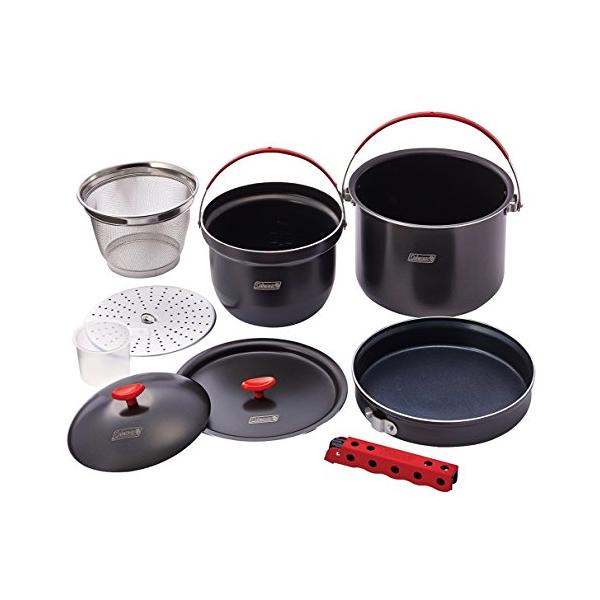 無/直径約22×高さ17cm/2000026764・パッケージ個数:1・使用シーンキャンプやBBQなどのアウトドア調理にて活躍します。・オールインワンのクッカーセット大鍋・ライスクッカー・フライパンがセットになった商品です。これ一つで炊く・...