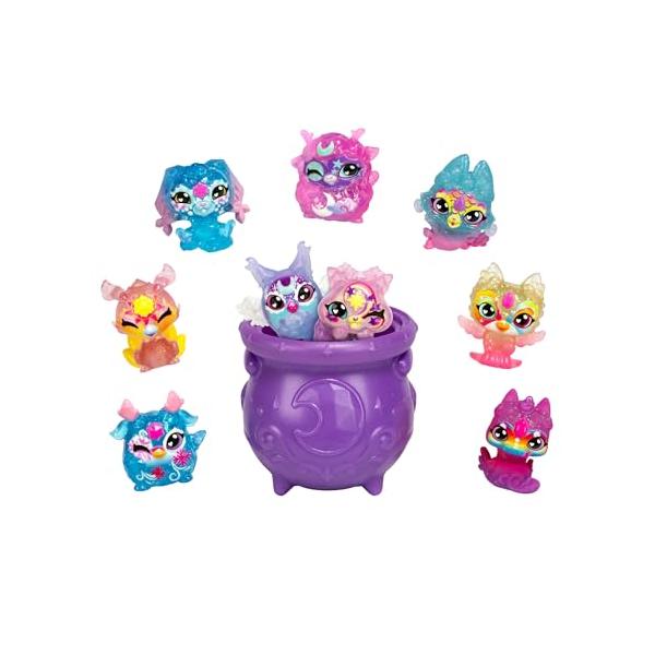 9個パック。マルチカラー/S/14951・パッケージ個数:1・マジックミキシーミニ9個パックには、大釜の中に隠されたミキシー2体を含む、ミキシーミニのおもちゃフィギュアが9体入っています。・子供たちは大釜で魔法のポーションを混ぜて、泡立ちと...