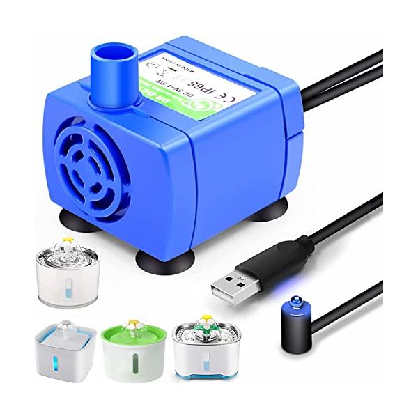 サブマーシブルブルー/-/-・パッケージ個数:1・噴水の寿命を延ばすには、ポンプの手入れが不可欠です。 以下の手順に従って、4?6週間ごとにポンプを清掃することがおすすめ。・掃除ステップ1：ポンプカバーを取り外します。 ステップ2：インペラ...