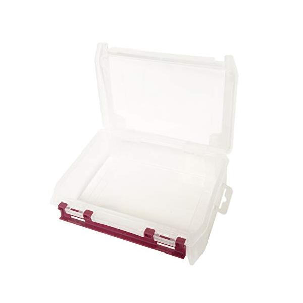 深型クリア/-/D-800J・PatternName:単品・パッケージ個数:1・コンパクトサイズなのに大容量 深型なのでタップリ入ります。幅205mm奥行145mm厚み60mm・日本製。平面度や端の仕上げが丁寧。・大型止具でがっちりロック ...