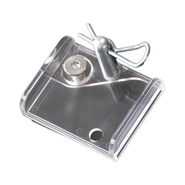透明/-/00B 061 A・パッケージ個数:1・仕様:専用形状プラスチック製本体 / 計測器取付用ピン・ナンバープレート部固定用皿ビス付属・本製品は多くのサーキットで導入されているTranX Proシステム(AMB社製)用の計測機固定用ホ...