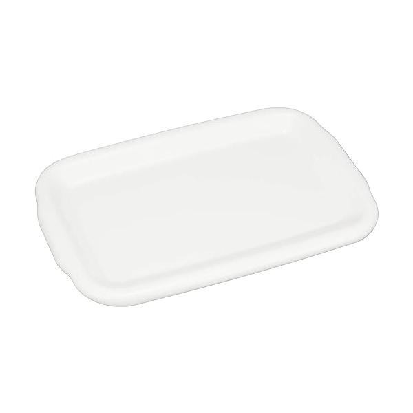 10)ホーロー蓋 Lサイズホワイト/L用/HFF-L・Style:10)ホーロー蓋 Lサイズ・パッケージ個数:1・カラー:ホワイト・本体サイズ(約):幅23.7×奥15.8×高0.9cm・重量(約):250g・素材:琺瑯・単品で、トレーやお...