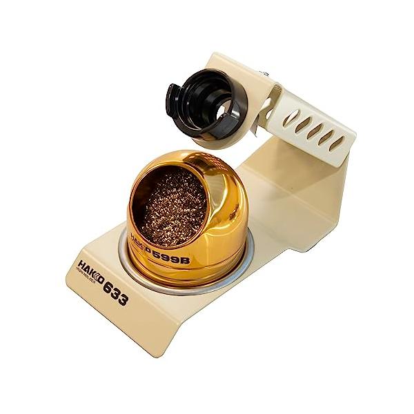 -/-/633-01・PatternName:単品・パッケージ個数:1・サイズ:縦186×横84mm・重量:380g・適応機種:FX-600、FX-601、PRESTO、DASH・付属品:599B・鉛フリーはんだ対応のこて台