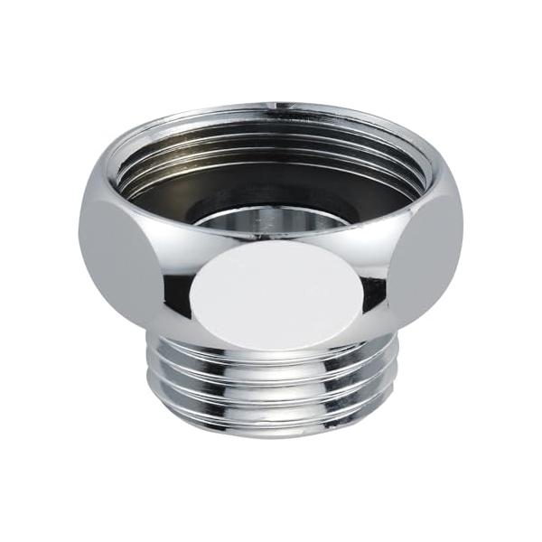 シルバー/-/PT25-6A・パイプ(外径16ｍｍ)をはずして、ワンタッチ接手用ニップル、フレキチューブ、シャワーホース等を取り付けるためのアダプターです。・W26山20オネジをG1/2オネジに変換します。・取付後、水漏れがないことを確認し...