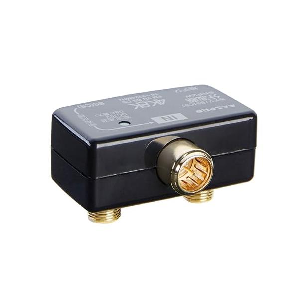 入力：Ｆ型プラグ-/-/SRP2W-P・パッケージ個数:1・入力：Ｆ型プラグ・OUT端子に電圧(DC15V)が加わるとLEDランプ点灯。