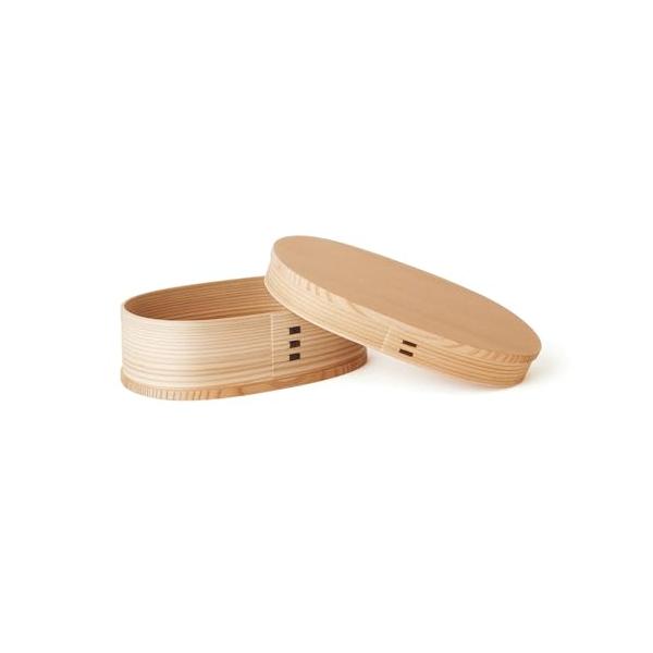 02.小判弁当 (中)ベージュ/640ml/2540・Style:02.小判弁当 (中)・パッケージ個数:1・サイズ　18.8×12×5.8cm