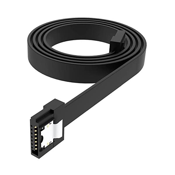 ブラック/15cm/AK-CBSA05-15BK・Size:15cm・パッケージ個数:1・SATA Revision 3.0規格対応・SATA 1.5Gb/s、3Gb/s、6Gb/s対応・ストレートコネクタ・コネクタ形状: ラッチ付7ピン ...