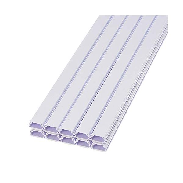 10本入りホワイト/2号/DZ-AMT21-W 10P・パッケージ個数:1・ 特 長  ● 電源コードや接続ケーブルなどを保護する配線カバーです ● 背面にはあらかじめ両面テープが貼り付けてあるので効率よく作業できます ● 本体カラーはホワ...