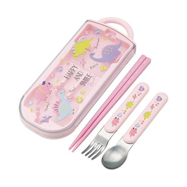 カジュアルハッピー＆スマイル/16.5cm/TACC2AG-A・パッケージ個数:1・サイズ:スプーン・フォーク=長さ13cm 箸=16.5cm ケース=幅20.6×奥行8.2×高さ1.7cm・素材・材質:フタ・ハシ=AS樹脂 本体=ABS樹...