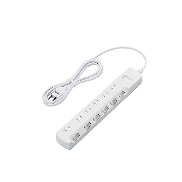 6個口ホワイト/C) 2.5m 6個口/T-K6A-2625WH・Size:C) 2.5m 6個口・パッケージ個数:1・パソコンやテレビなどの精密機器を雷から守る。高性能雷サージ吸収素子内蔵、安全性と使い勝手に配慮した雷ガードタップ。・雷サ...