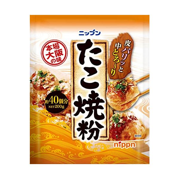 -/200グラム (x 5)/-・FlavorName:たこ焼粉200gSize:200グラム (x 5)・パッケージ個数:5・内容量:200g×5個・商品サイズ(高さ×奥行×幅):200mm×150mm×50mm・原材料:小麦粉、砂糖、植...