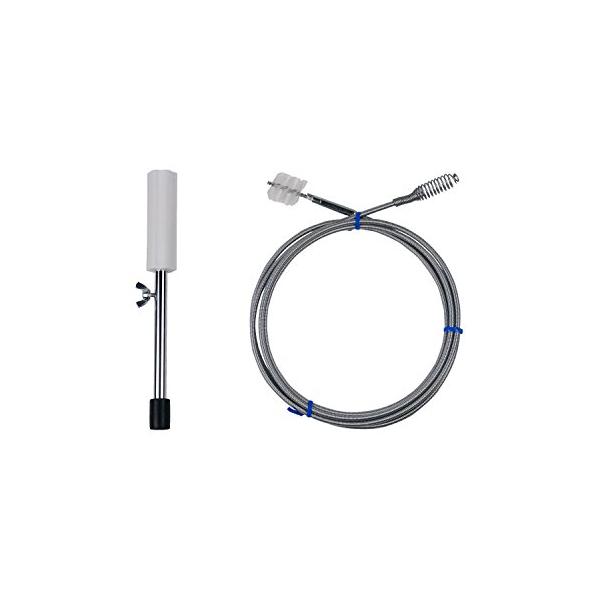 ブラシ付きグレー/長さ3ｍ/6048・Size:長さ3ｍStyle:ブラシ付き・パッケージ個数:1・長さ:3m・ブラシ付・パッケージサイズ:縦320×幅225×奥38mm