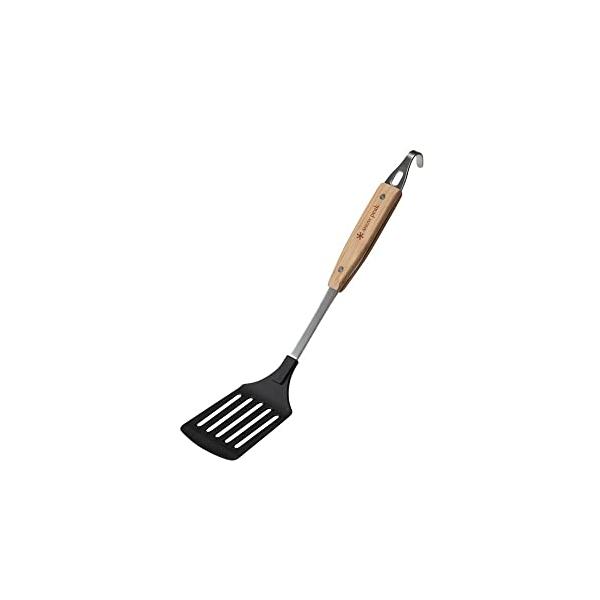 ブラック/ONE/CS-216・パッケージ個数:1・材質:ステンレス、ナイロン、竹・色:ブラック・置き場に困らず、スムーズな調理作業をサポートします。・キャンプの際1度使ったキッチンツールを置いておきたいときに、便利なフック形状。・ナイロン...