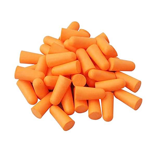 コードなしオレンジ/12×45mm/-・パッケージ個数:1・耳栓素材：ポリウレタン。非常に柔らかい耳栓です。色：オレンジ。200個入り-100ペア耳栓。・このソフトなフォームイヤープラグを使用の時、指先で丸めて、細くさせてから耳に入れます、...