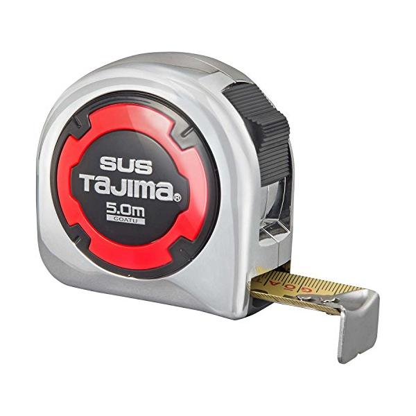 通常ボディイエロー/長さ5 m/GASL25-50・パッケージ個数:1・用途:長さ測定用・目盛仕様:メートル目盛、JIS1級、両面目盛・テープ幅:25mm・テープ長さ:5m・テープ:両面剛厚イエローテープ