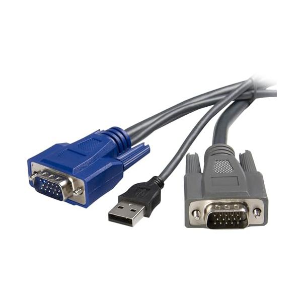 -/-/SVUSBVGA6・パッケージ個数:1・PC99規格に従い色分けされたコネクタで配線が簡単・VGAビデオおよびUSBキーボード/マウス信号をKVMスイッチからホストPCに送るシングルケーブル設計・鮮明な画質を提供するミニ同軸線ビデオ...