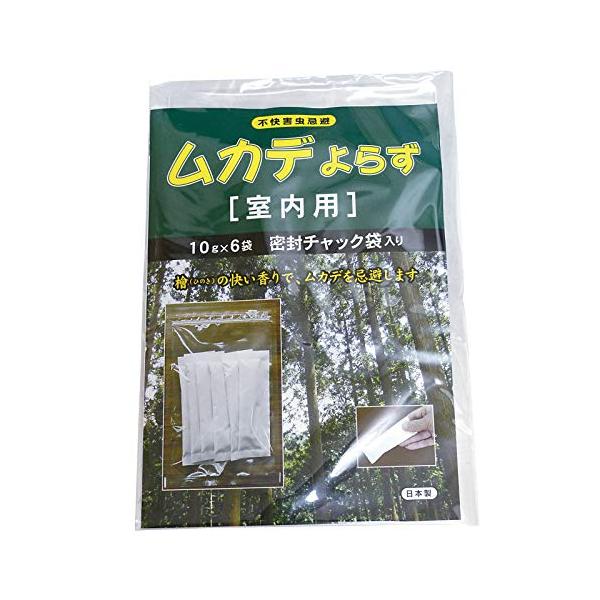 ホワイト/6個 (x 1)/-・「ムカデよらず」は檜（ヒノキ）の快い香りでムカデを寄せ付けません。むかでは檜の臭いが大嫌いなので、屋内への侵入路に「ムカデよらず」を配置してください。・「ムカデよらず」は百足（むかで）退治やむかで駆除ではなく...