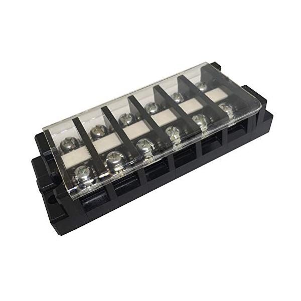 ブラック/-/T20C06・パッケージ個数:1・●色:ブラック●極数:6●長さ(mm):95●幅(mm):34●高さ(mm):22●質量(g):95・●定格:250V-30A●端子ねじM4●商用周波耐電圧:2000V 1分間●インパルス耐電...