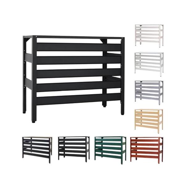 ブラック/-/KB-90BK・Color:ブラック・パッケージ個数:1・材質:アルミ・本体サイズ:幅90×奥行38×高さ73cm・商品重量：4.5kg 耐荷重：約15kg・内寸:幅83×奥行34×高さ70cm・実用新案登録商品 :第3219...