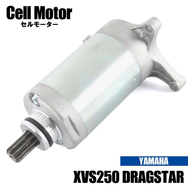 【発売日：2024年10月01日】商品名■XVS250 ドラッグスター250用セルモーター商品説明■ヤマハ XVS250 ドラッグスター250用のセルモーターです。■エンジンを始動させるために大事な役割を致しますので、定期的な交換をして頂く...