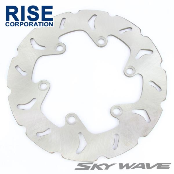 【発売日：2015年08月22日】■見た目の良さはもちろんの事、ウェーブ形状にする事により同径、同厚のディスクローターに比べ表面積が増え摩耗係数が向上し、制動力がアップします。また、表面積が増える事により放熱効果が向上します。■ディスクロー...