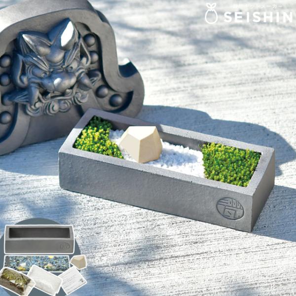 品名聖新陶芸 瓦盆景 GD-1010商品詳細栽培に必要なものがすべて揃った栽培キット！園芸をしたことがない方でも安心して始められます◎自分自身で植物を育てる喜びを楽しんでくださいね♪こちらの商品は…三州瓦(鬼瓦)の器で盆景をつくる、苔栽培セ...