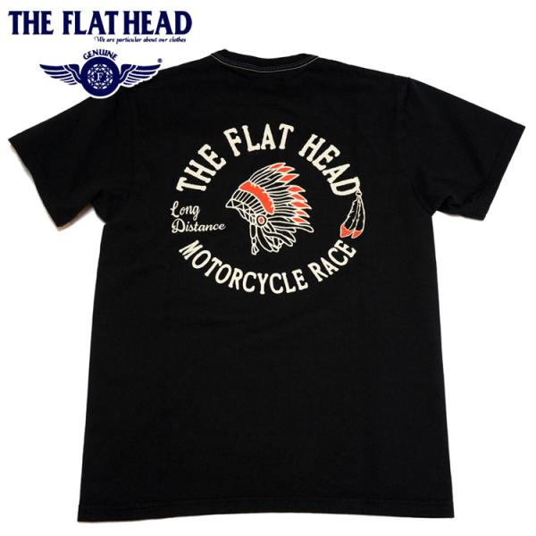 The FLAT HEAD　THCシリーズHIGH QUALITY S/S Tee フラットヘッドを代表するＴシャツ「THC」シリーズ強靭なネックと丈夫なボディで常に人気のある究極アイテムです！*小さめのサイズ感な為、1サイズ大きめをおすす...
