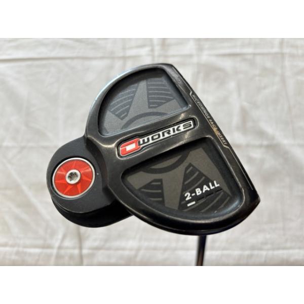 ■種別：パター　■メーカー：オデッセイ■モデル：O-WORKS 2-BALL　■シャフト：オリジナルスチール[35]■フレックス：-　■ロフト：3■本数：1　■番手：P■長さ：35　■クラブ重量：483■ライ角：70　■バランス：-■キック...